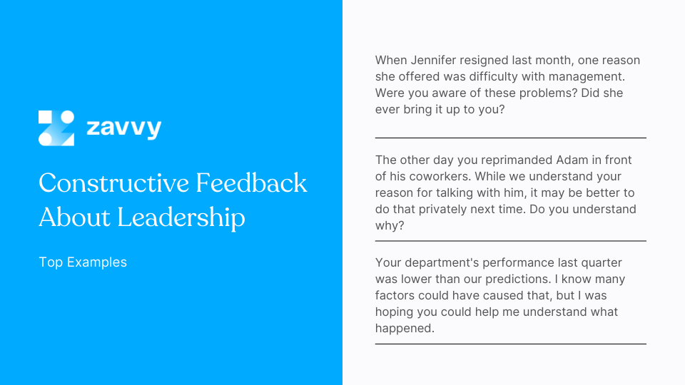 45 Constructive Feedback Examples Your sheat To Improvement 